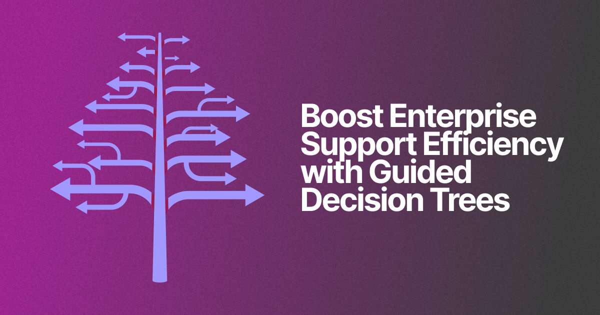 The Power of Decision Trees in Enterprise Support