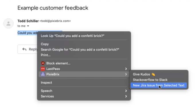 How To Create Jira Issues From Anywhere With PixieBrix